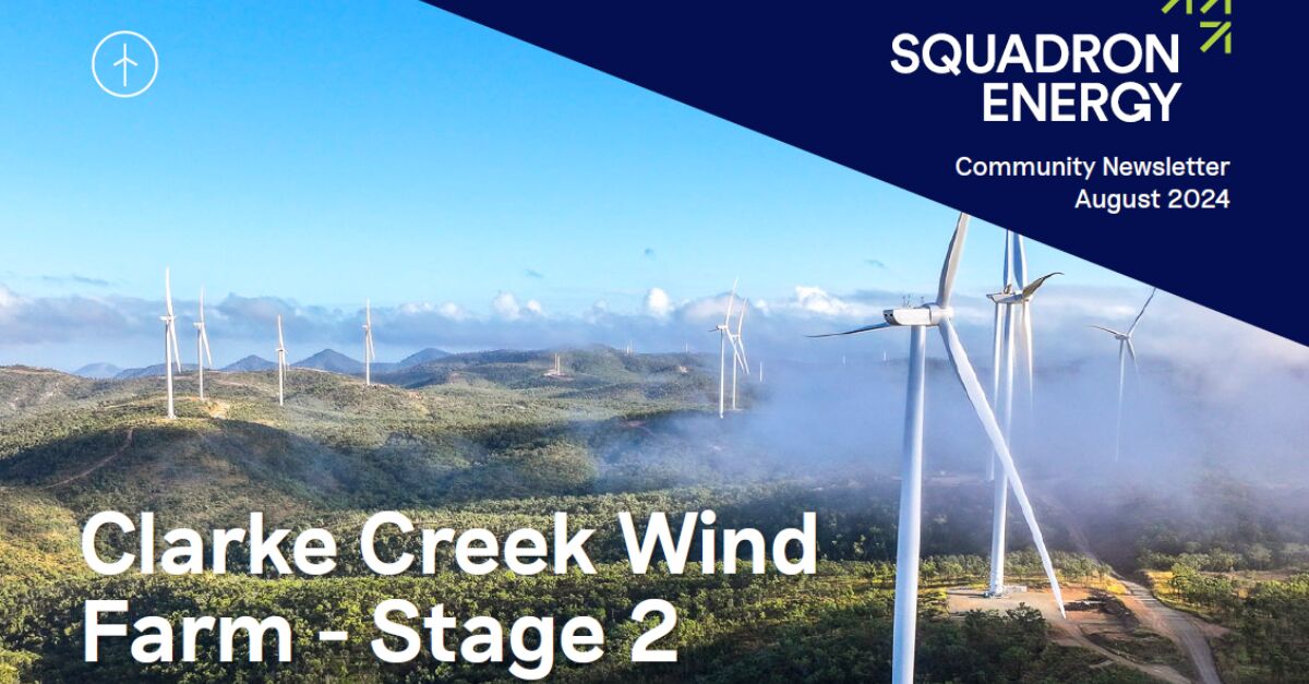 News – Clarke Creek Wind Farm Stage 2 Community Newsletter - August 2024