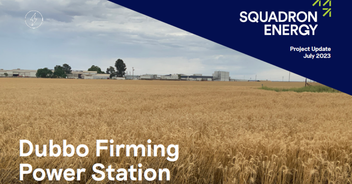 News – Dubbo Firming Power Station Project Update - July 2023